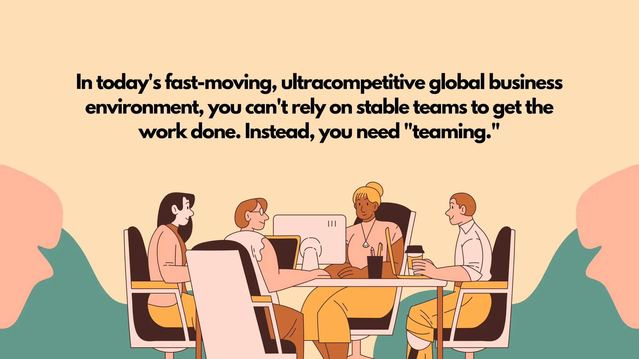 Teamwork on the fly presentation. Teaming | PPT