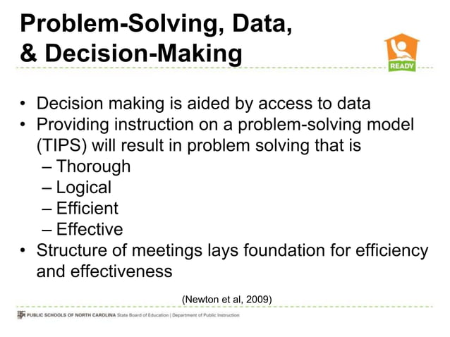Team initiated problem solving model (tips) | PPT
