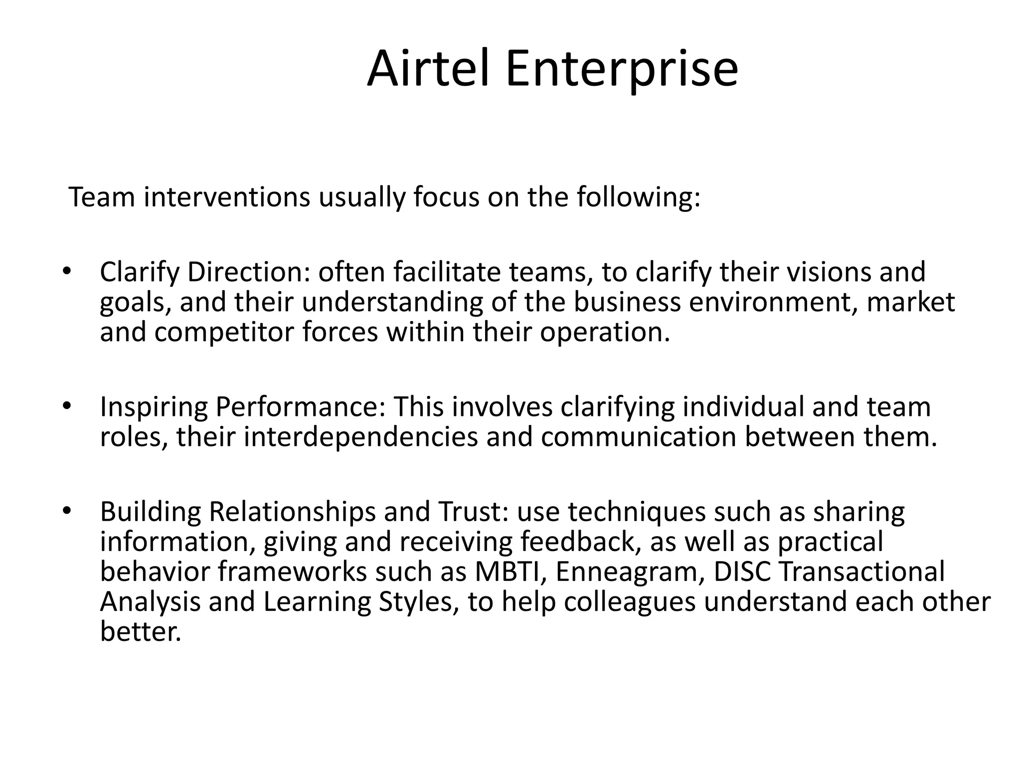 Team intervention od | PPTX