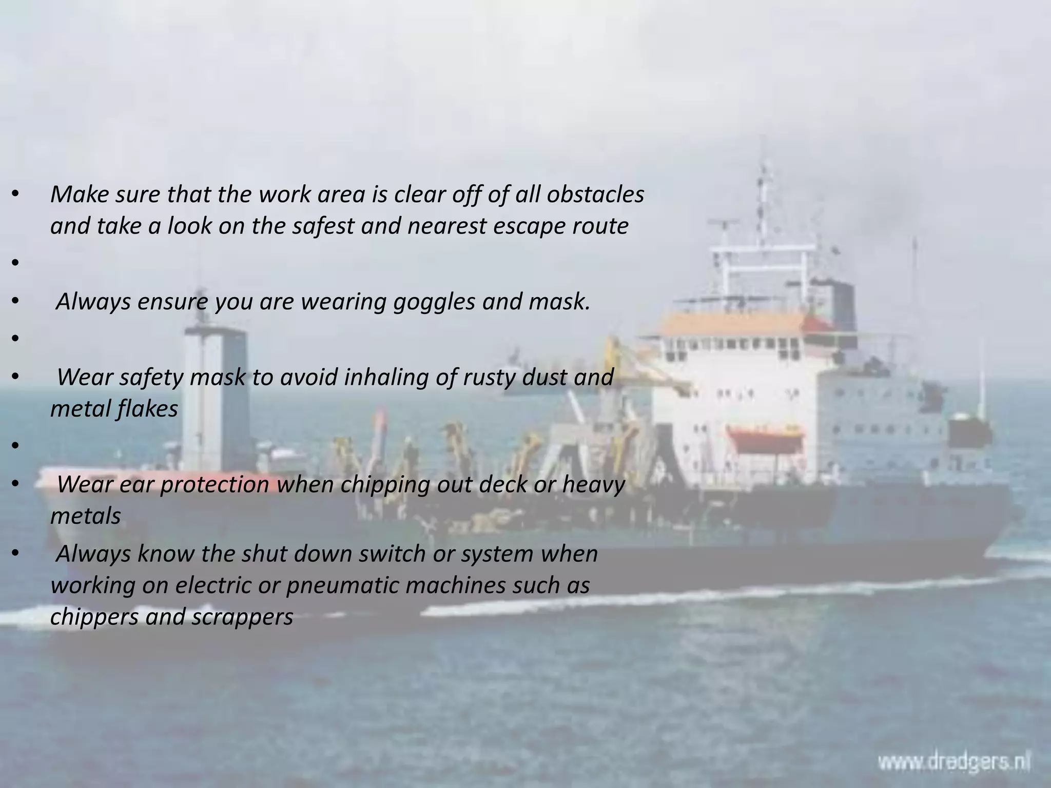 safe working practices for seamen | PPT