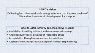 Business Expansion Strategy for â€˜SELCO INDIAâ€™ | PPTX | Business ...