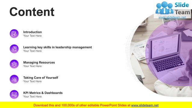 Team Leader Management PowerPoint Presentation Slides | PPT