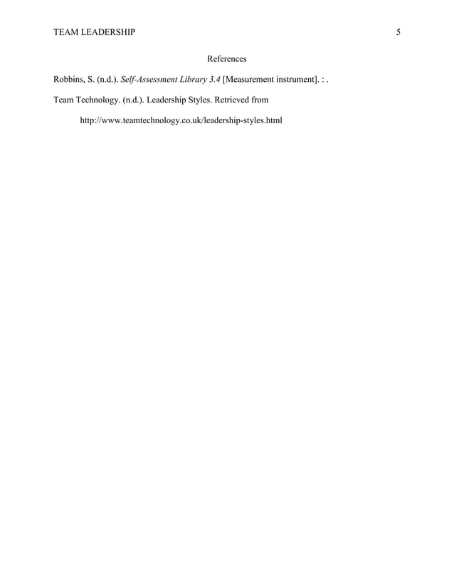 Team leadership | PDF