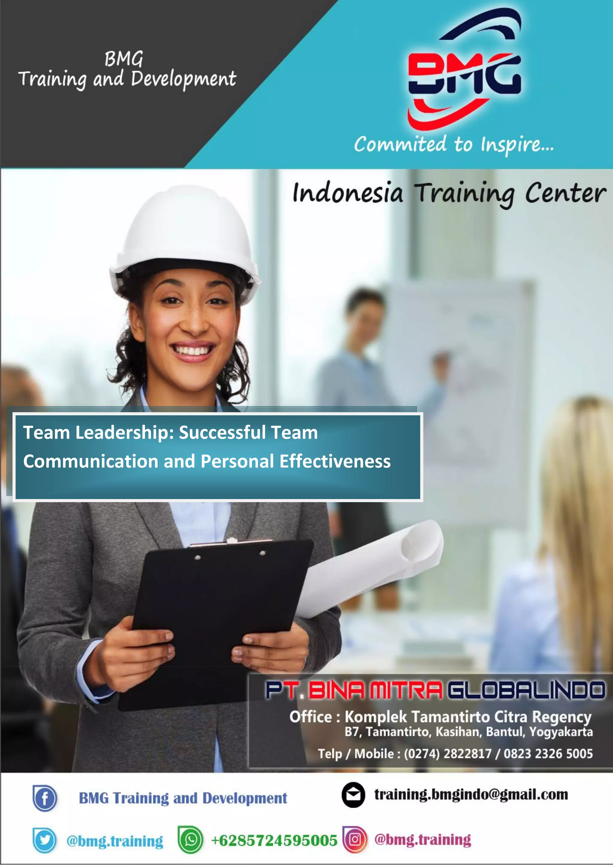 Training Team leadership : successful team communication and personal ...
