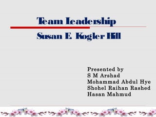 Team leadership arshad | PPT | Business | Business and Finance