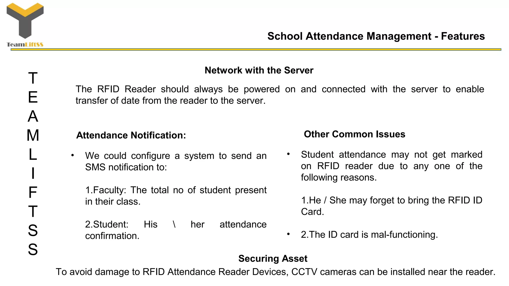 Teamliftss rfid student_tracking_system | PPT