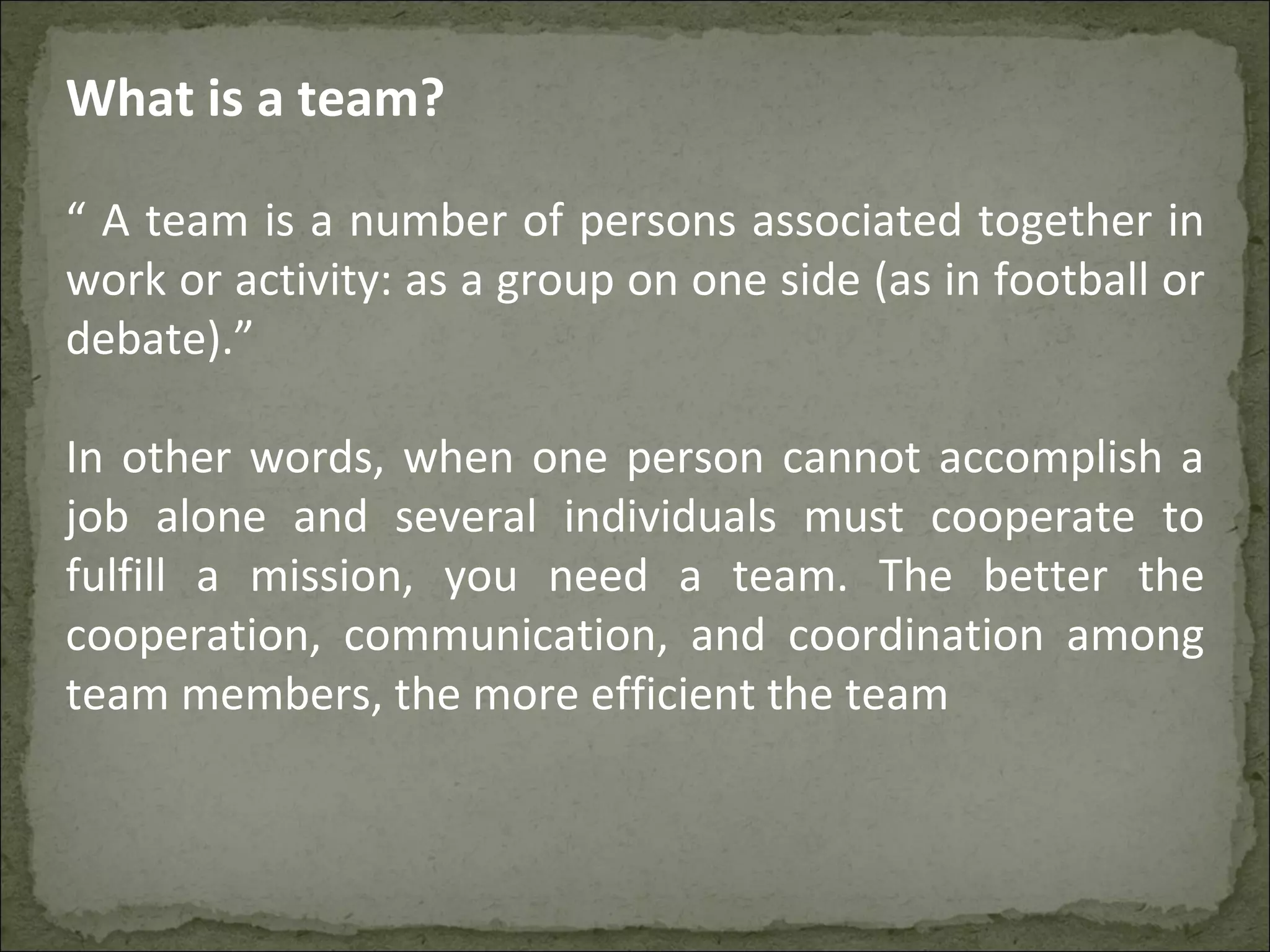 Team management | PPT