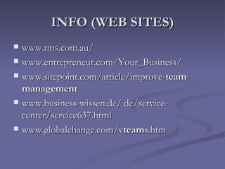 Team management maria_belen | PPT