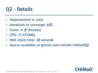 CHiMaD Hackathon 2: Team mcgill | PPT