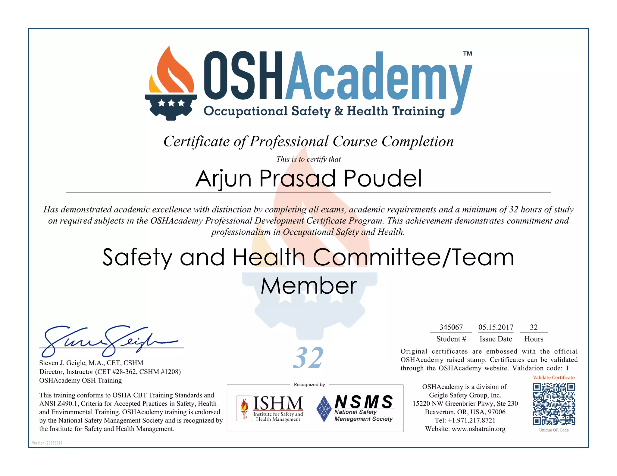 Safety and Health Committe/Team member | PPT