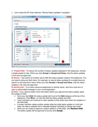Oracle Primavera Team member 8.3 | PDF