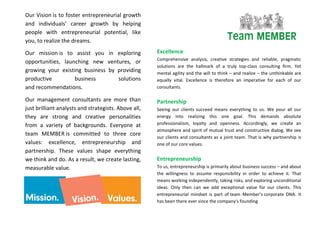 TEAM MEMBER GROUP PROFILE | PPT