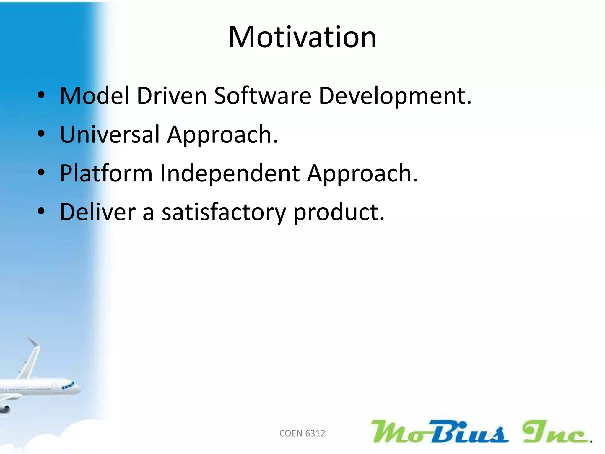 Airline Reservation System - Model Driven Software Engineering Approach | PPTX
