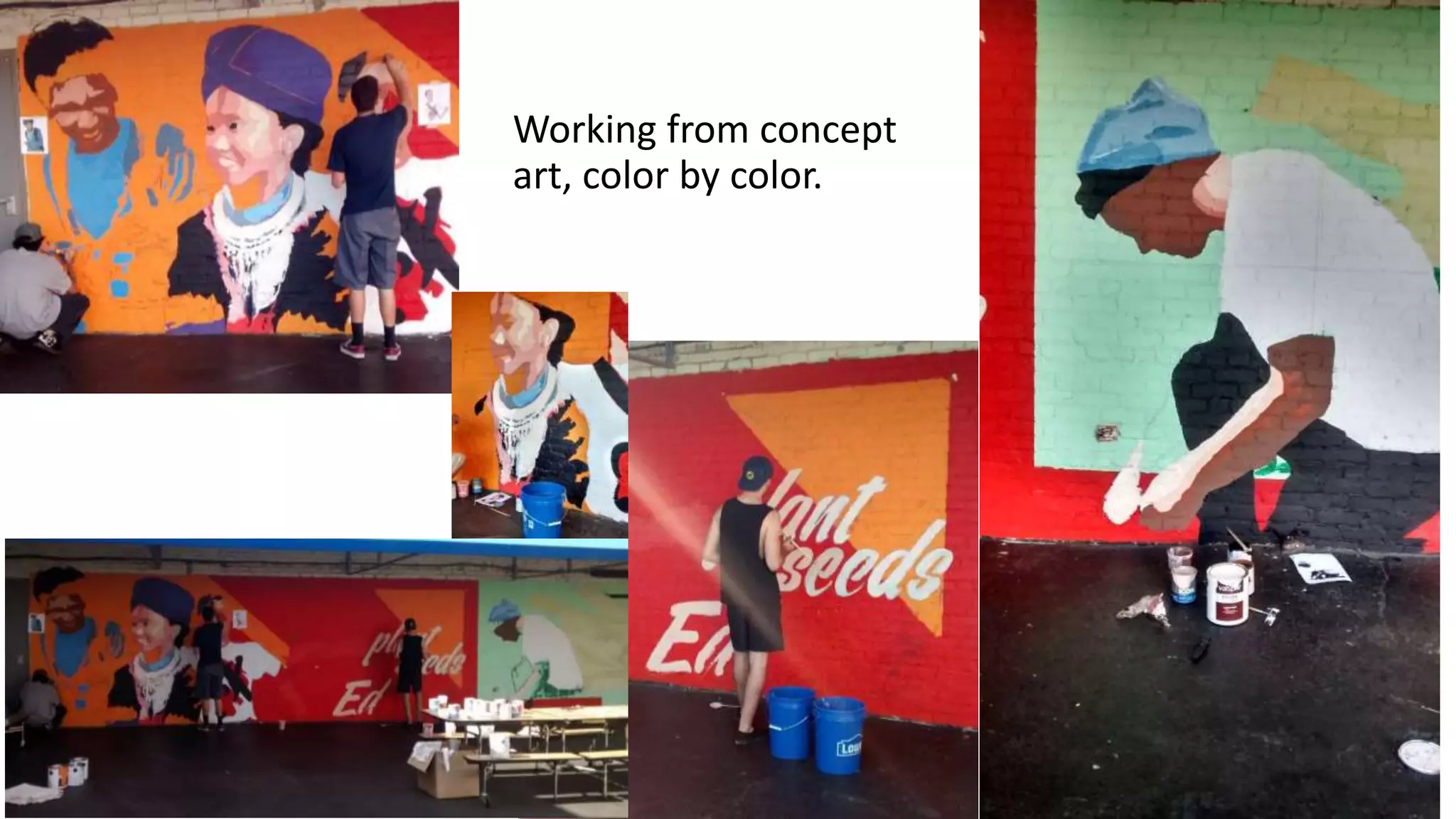 TEAM charter school mural 2014 | PPT