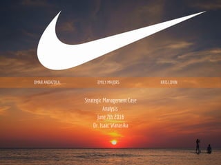 Team NIKE Final Presentation | PPT