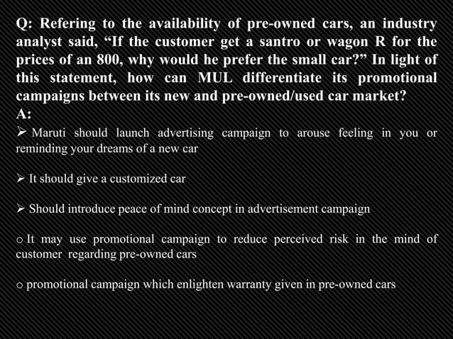 maruti case study | PPTX | Automotive Industry | Industries