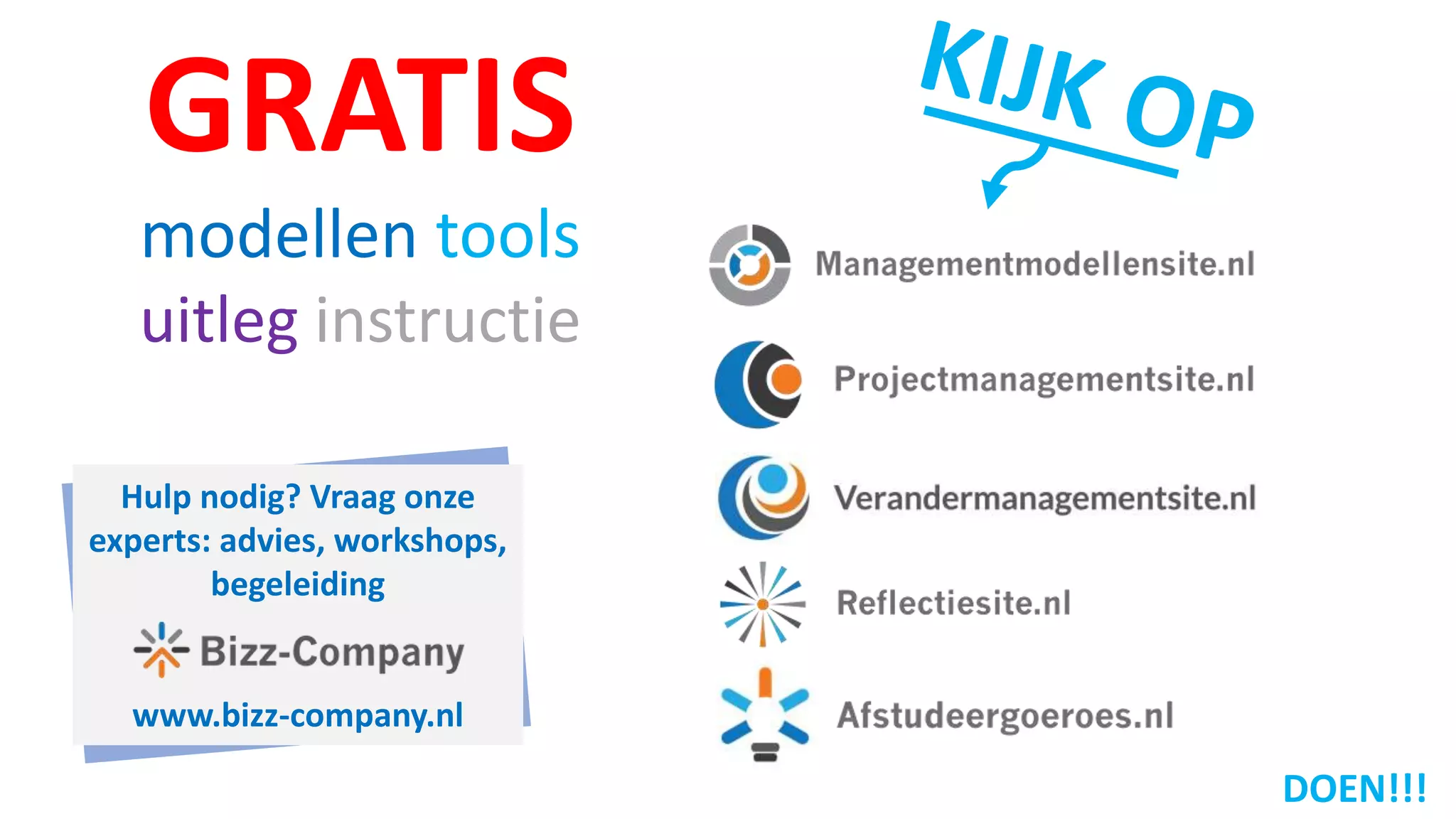 Teamontwikkeling model Tuckman - presentatie op managementmodellensite.nl