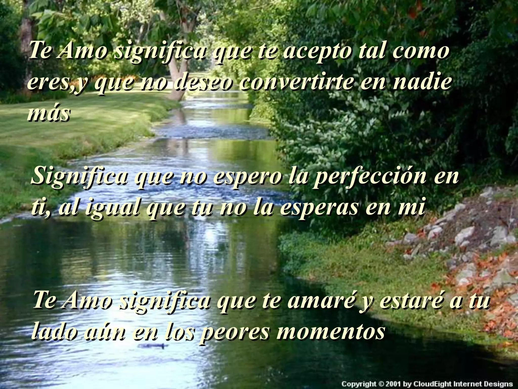 Te amo significa... | PPT