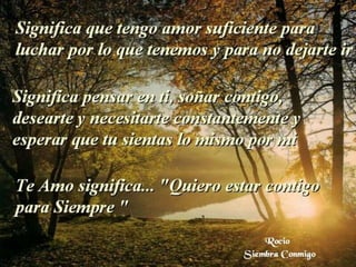 Te amo significa... | PPS