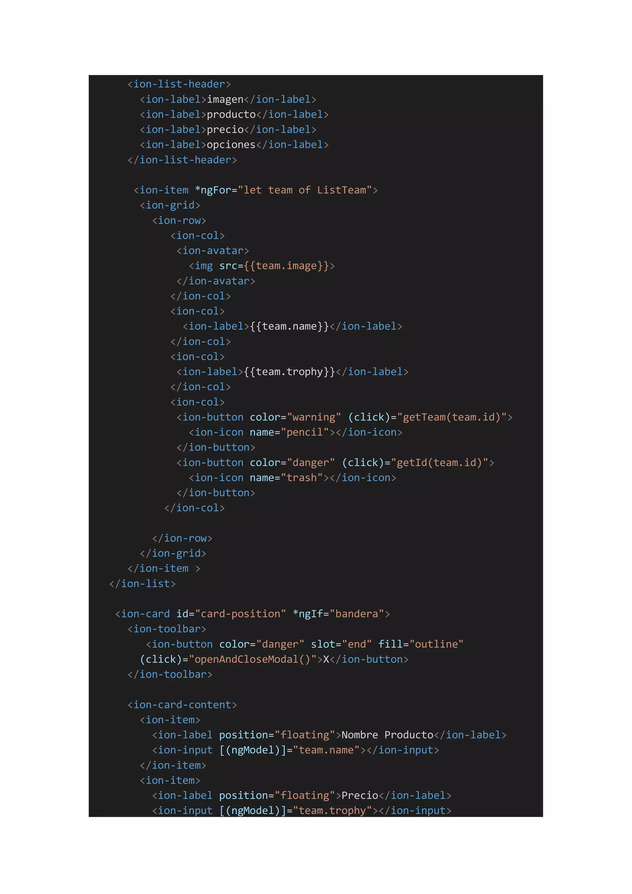 Team pdf ionic | PDF