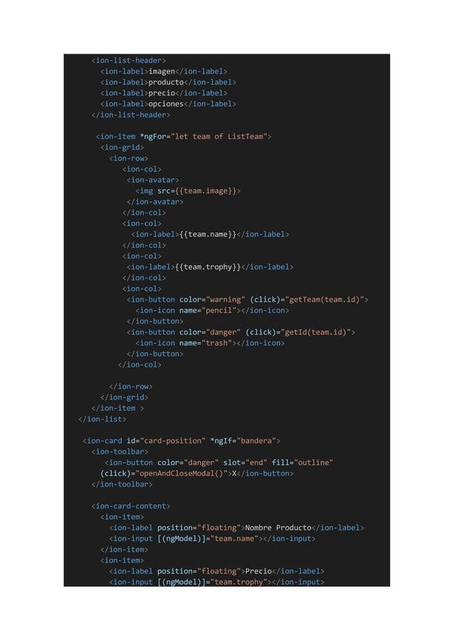 Team pdf ionic | PDF