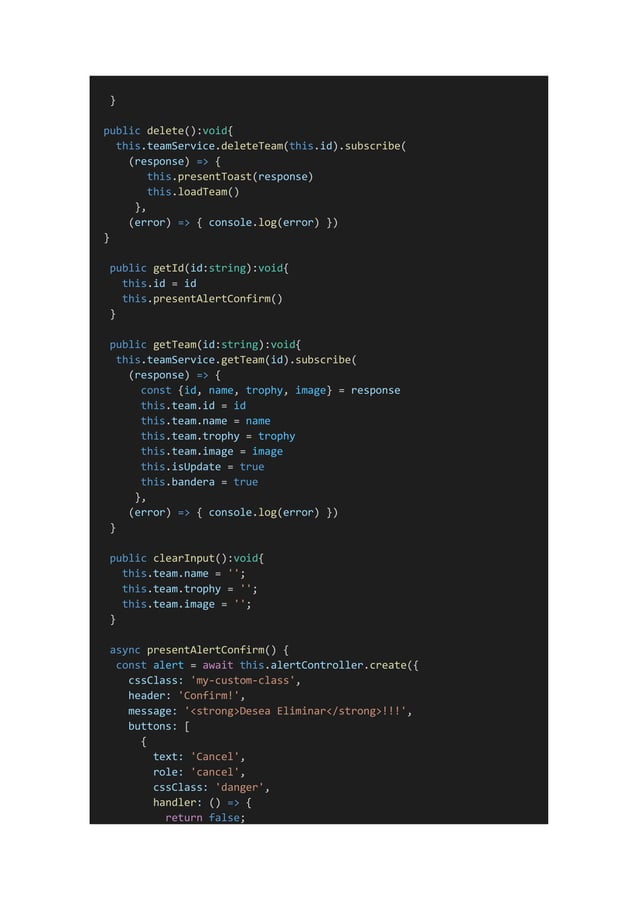 Team pdf ionic | PDF