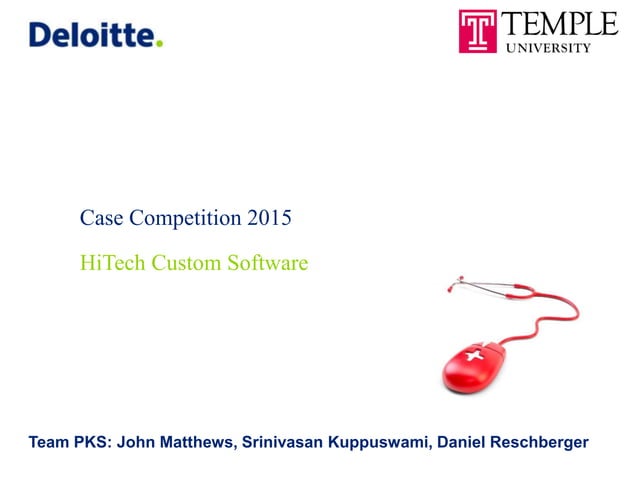 Deloitte Federal Technology Case Competition - Team PKS | PPT