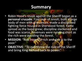 Robin Hood case analysis | PPTX