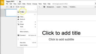 Creating a PowerPoint Presentation on Google Drive | PPT