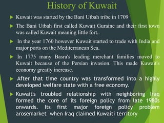 indian economy and kuwait economy compare | PPTX