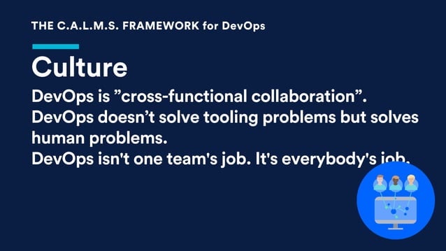 [AIS 2018][Team Practice] The CALMS Framework for DevOps - 커브 | PDF