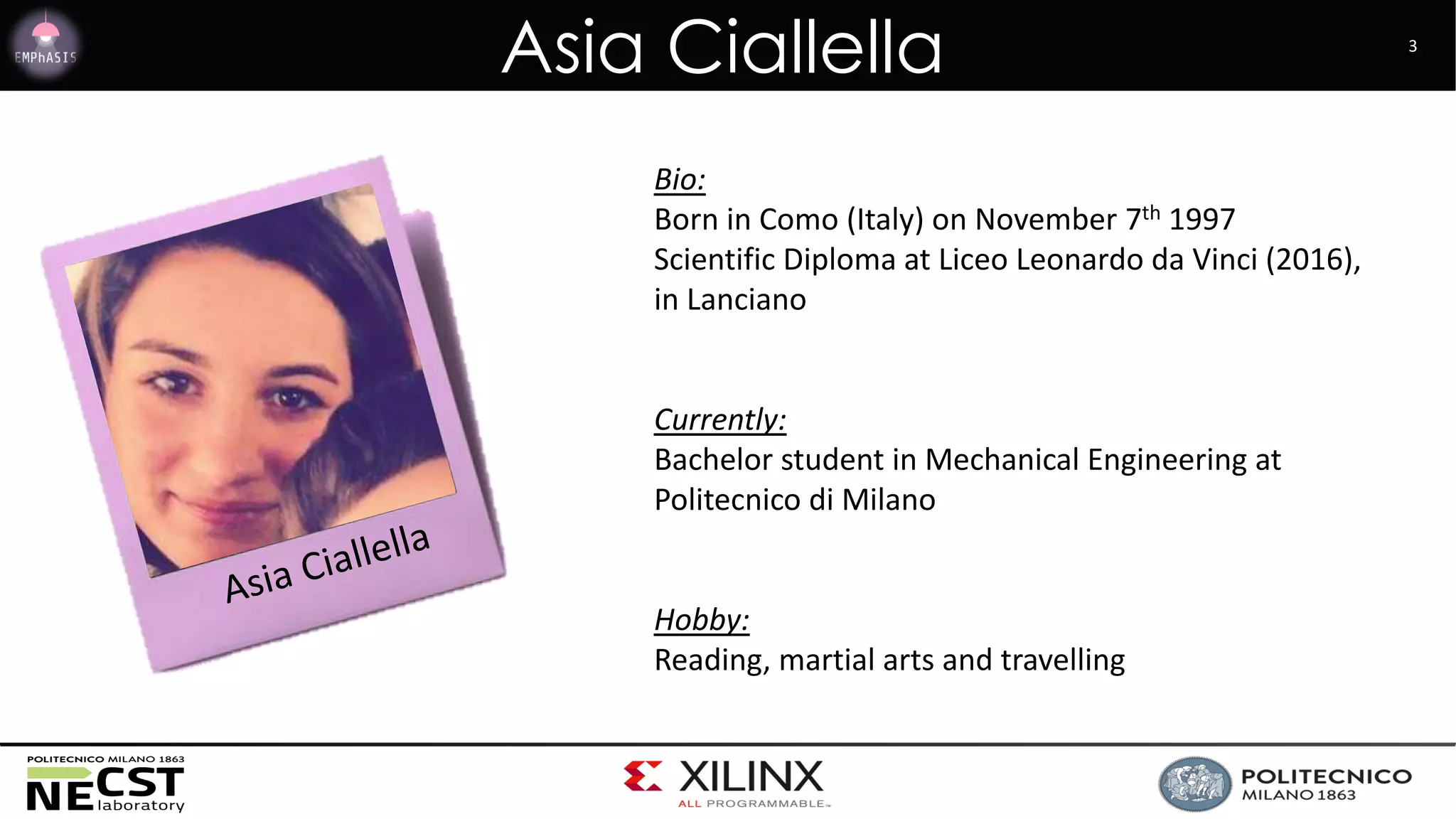 EMPhASIS - Team members | PPT