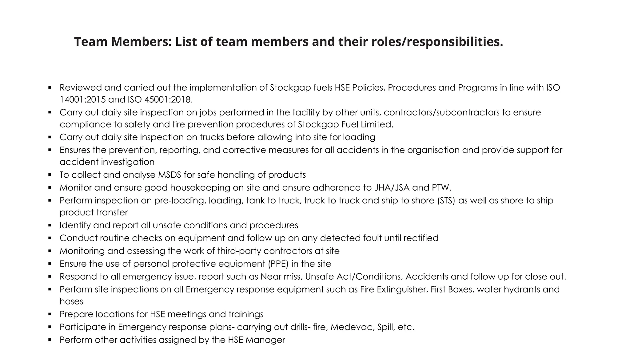 team presentation of the role and responsibility of HSE teamreviewed.pptx