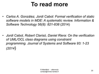 Our research lines on Model-Driven Engineering and Software Engineering | PPT