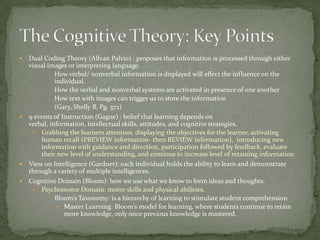 The Cognitive Theory | PPTX