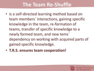 Team Re Shuffle 2 Years Study Presentation | PPTX