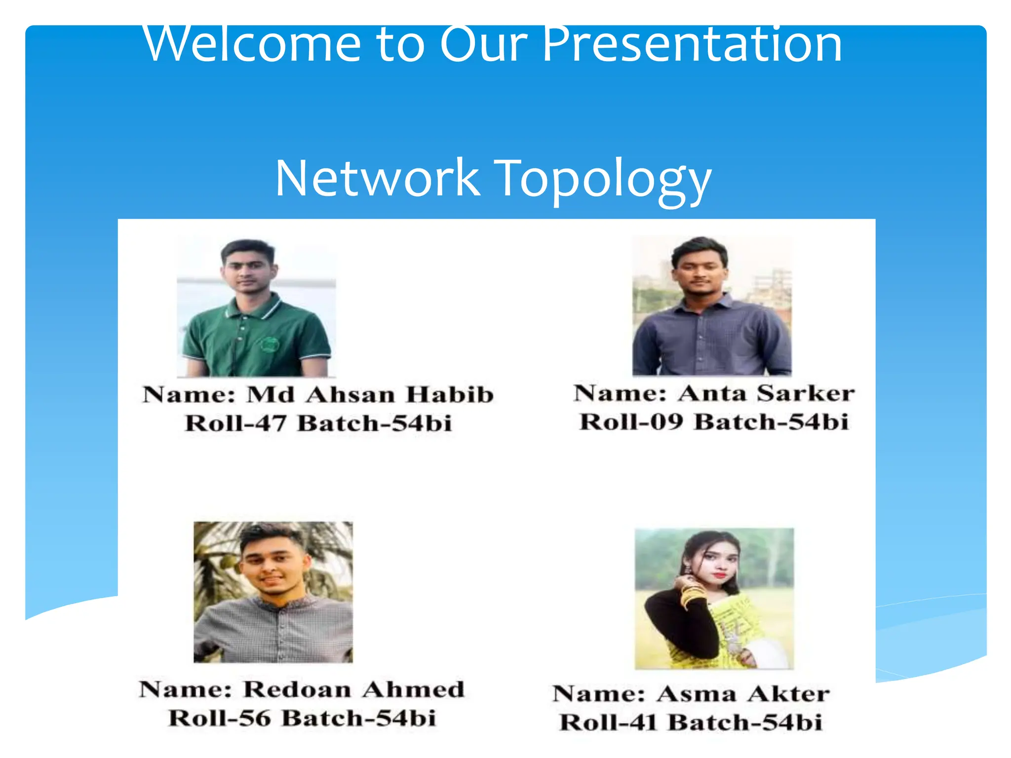 Computer Network Topology By Team_Royal (Dept. English) | PPT