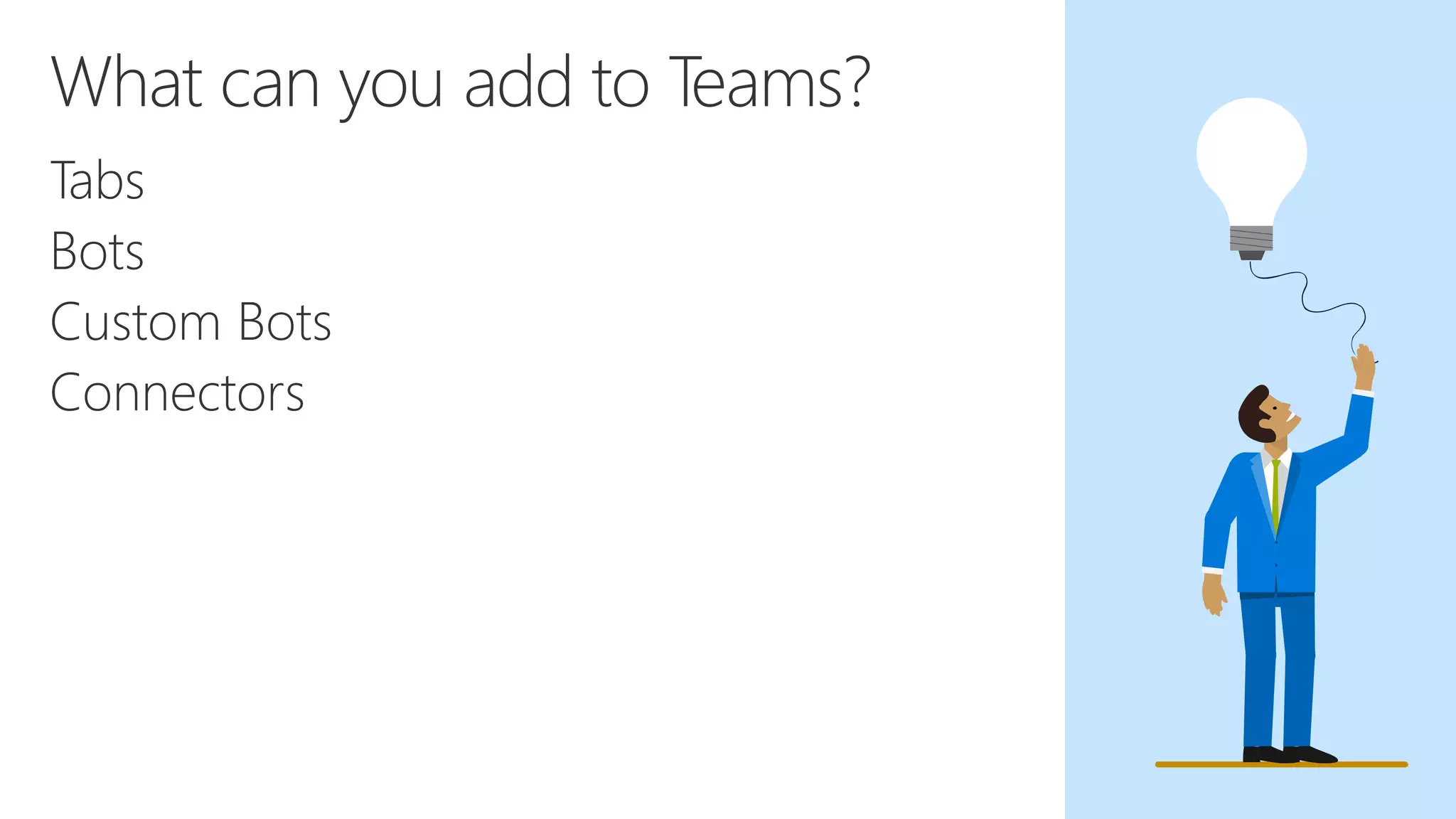 MSNetWork 7 - Microsoft Teams Extensibility - bots, connectors, tabs | PPT