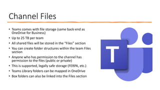 teams-training of microsoft. It is a turorial | PPTX