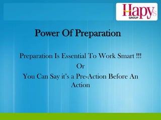 Team samrat singh power of preparation. | PPTX