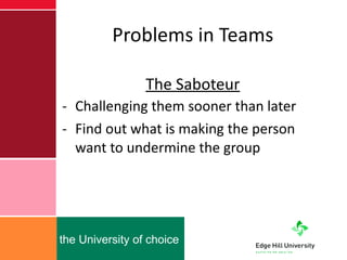 Teams and teamwork | PPT