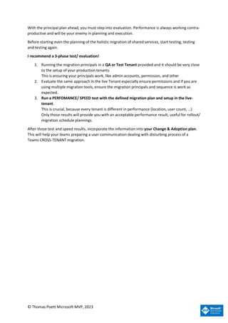 Cross Tenant Migration Microsoft Teams | PDF