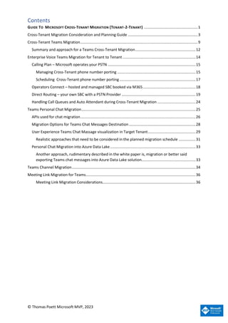 Cross Tenant Migration Microsoft Teams | PDF
