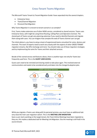 Cross Tenant Migration Microsoft Teams | PDF