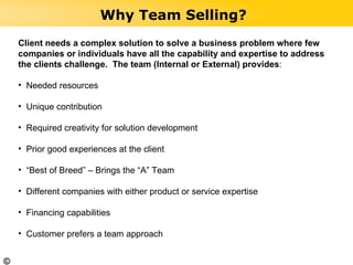 Team Selling 2010 | PPT