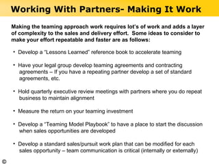 Team Selling 2010 | PPT | Sales | Business