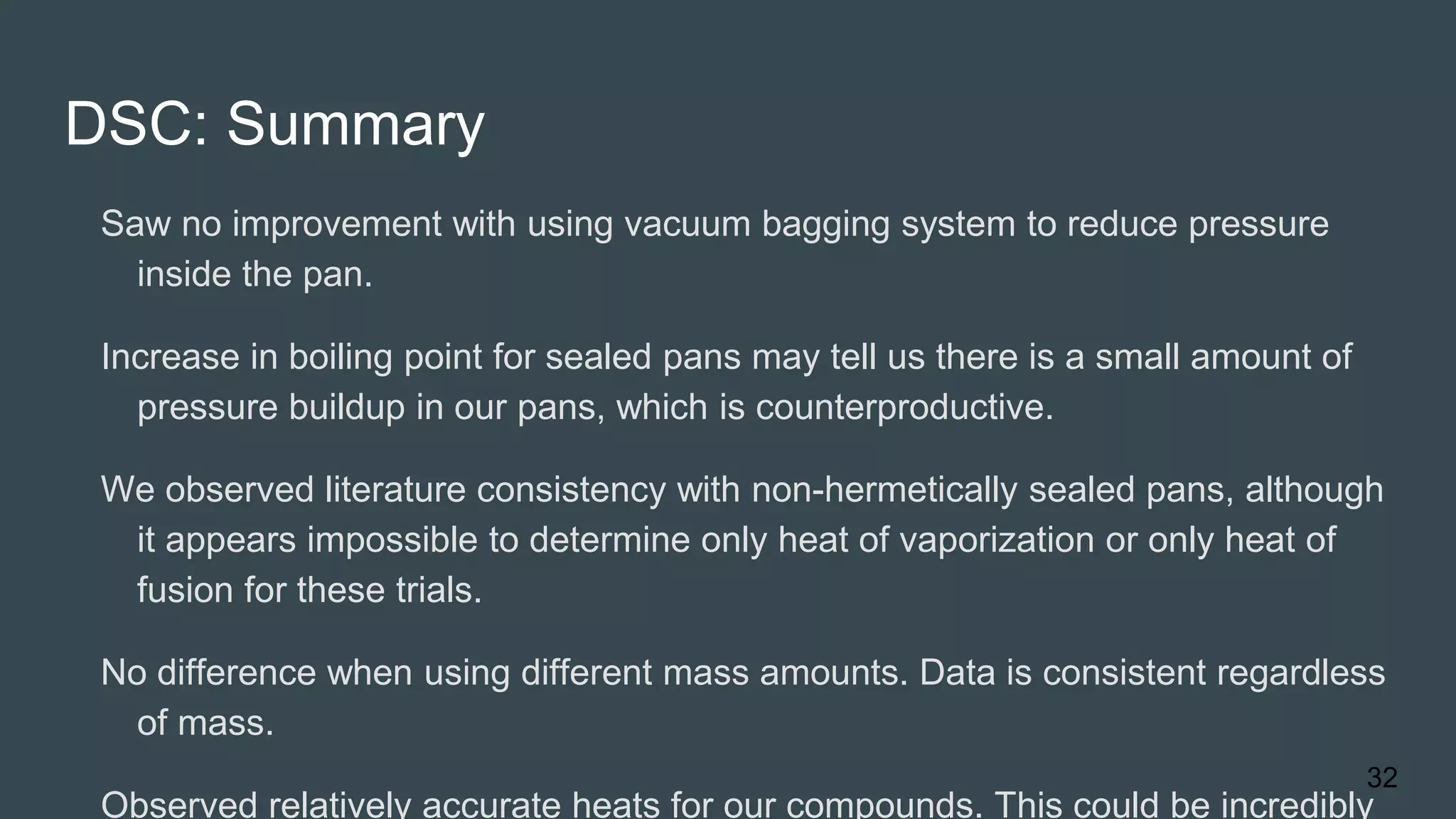 Determination of Thermodynamic Properties of OLED Compounds | PPTX
