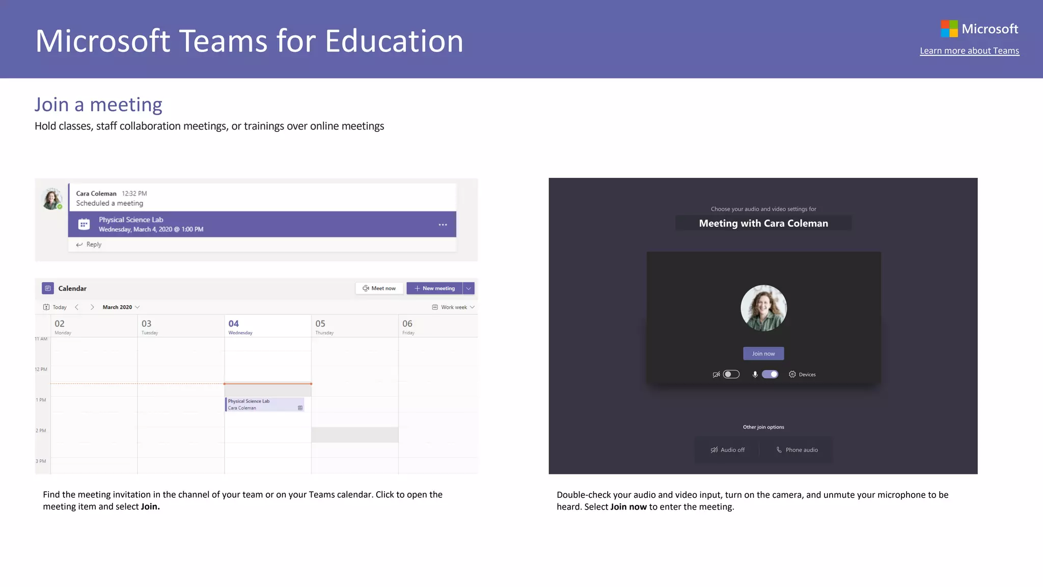 Microsoft Teams for Education Quick Start Guide | PDF