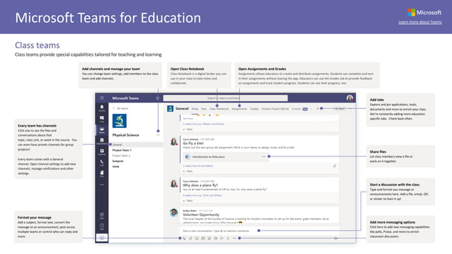 Microsoft Teams for Education Quick Start Guide | PDF