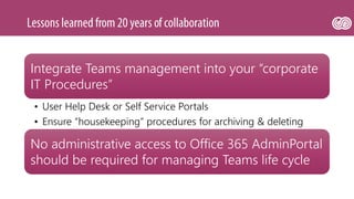 Microsoft Teams management | PDF